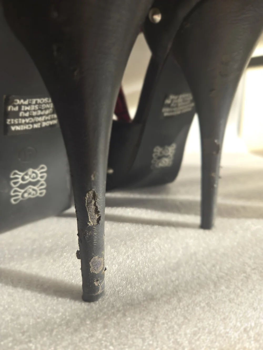Abby Dawn | Shoes | Abby Dawn Pretty Please Black Studded Peeptoe ...